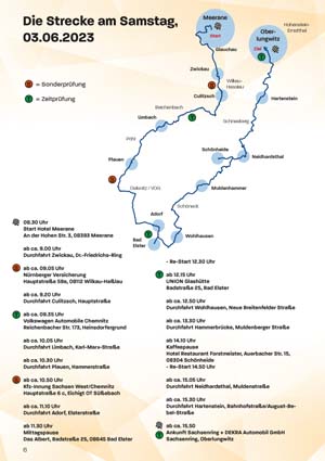 Sachsen Classic 2023 Streckenplan